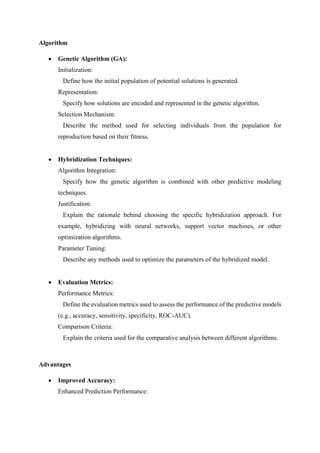 A Comparative Analysis of Hybridized Genetic Algorithm in Predictive Models of Breast Cancer ...