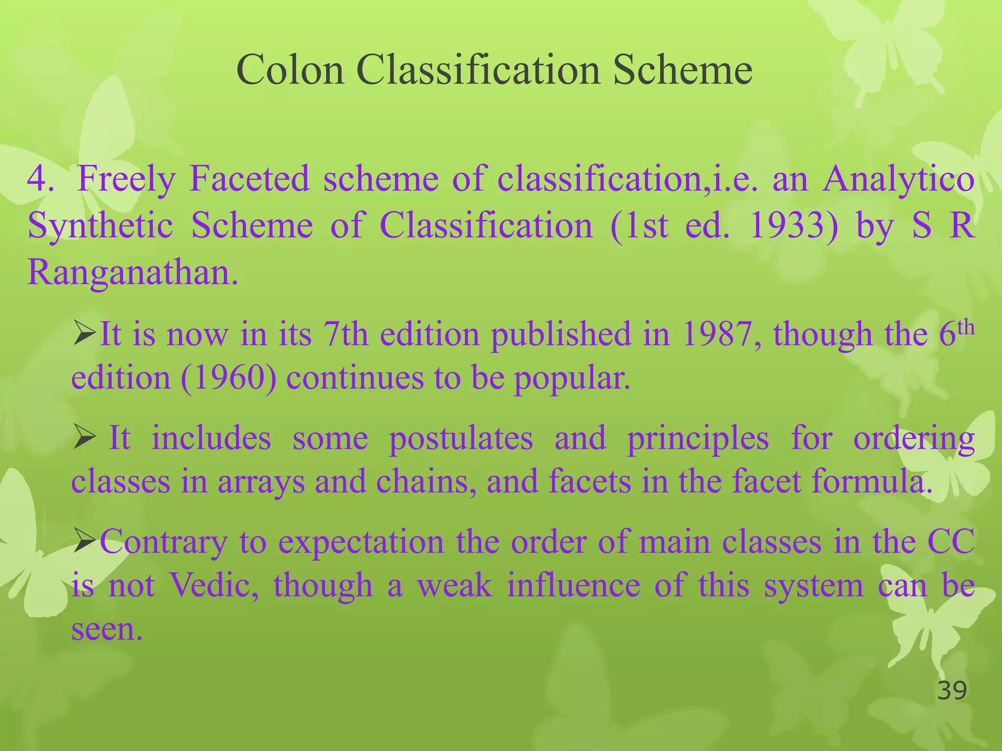 A comparative analysis of library classification systems | PPTX