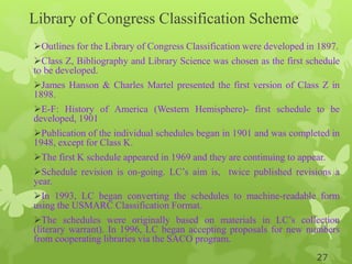 A comparative analysis of library classification systems | PPTX