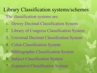 A comparative analysis of library classification systems | PPT