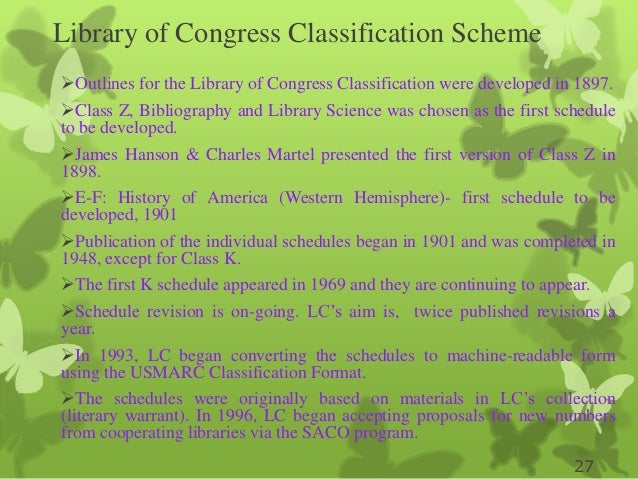 A comparative analysis of library classification systems