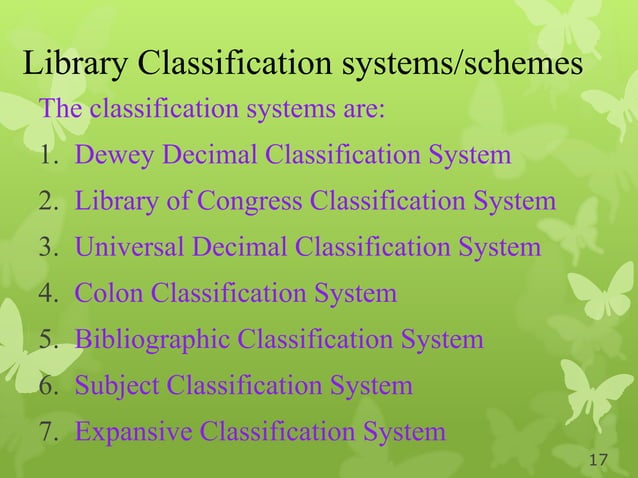 A comparative analysis of library classification systems | PDF