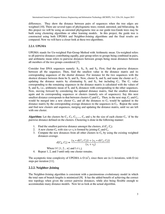 A COMPARATIVE ANALYSIS OF PROGRESSIVE MULTIPLE SEQUENCE ALIGNMENT APPROACHES | PDF