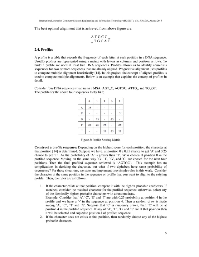 A COMPARATIVE ANALYSIS OF PROGRESSIVE MULTIPLE SEQUENCE ALIGNMENT APPROACHES | PDF