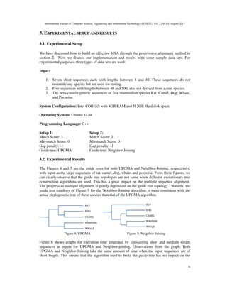 A COMPARATIVE ANALYSIS OF PROGRESSIVE MULTIPLE SEQUENCE ALIGNMENT ...