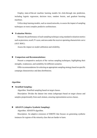 A Comparative Analysis of Sampling Techniques for Click-Through Rate Prediction in Native ...