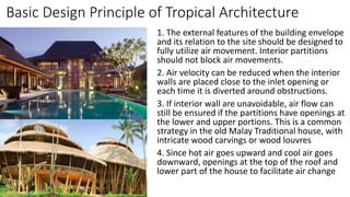 A comparative analysis of tropical architecture features | PPTX