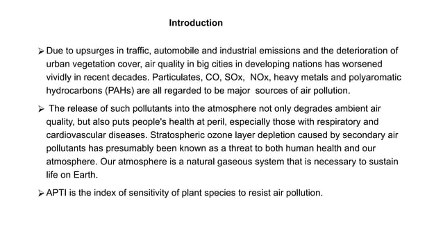 A Comparative Assessment of Air Pollution Tolerance.pptx
