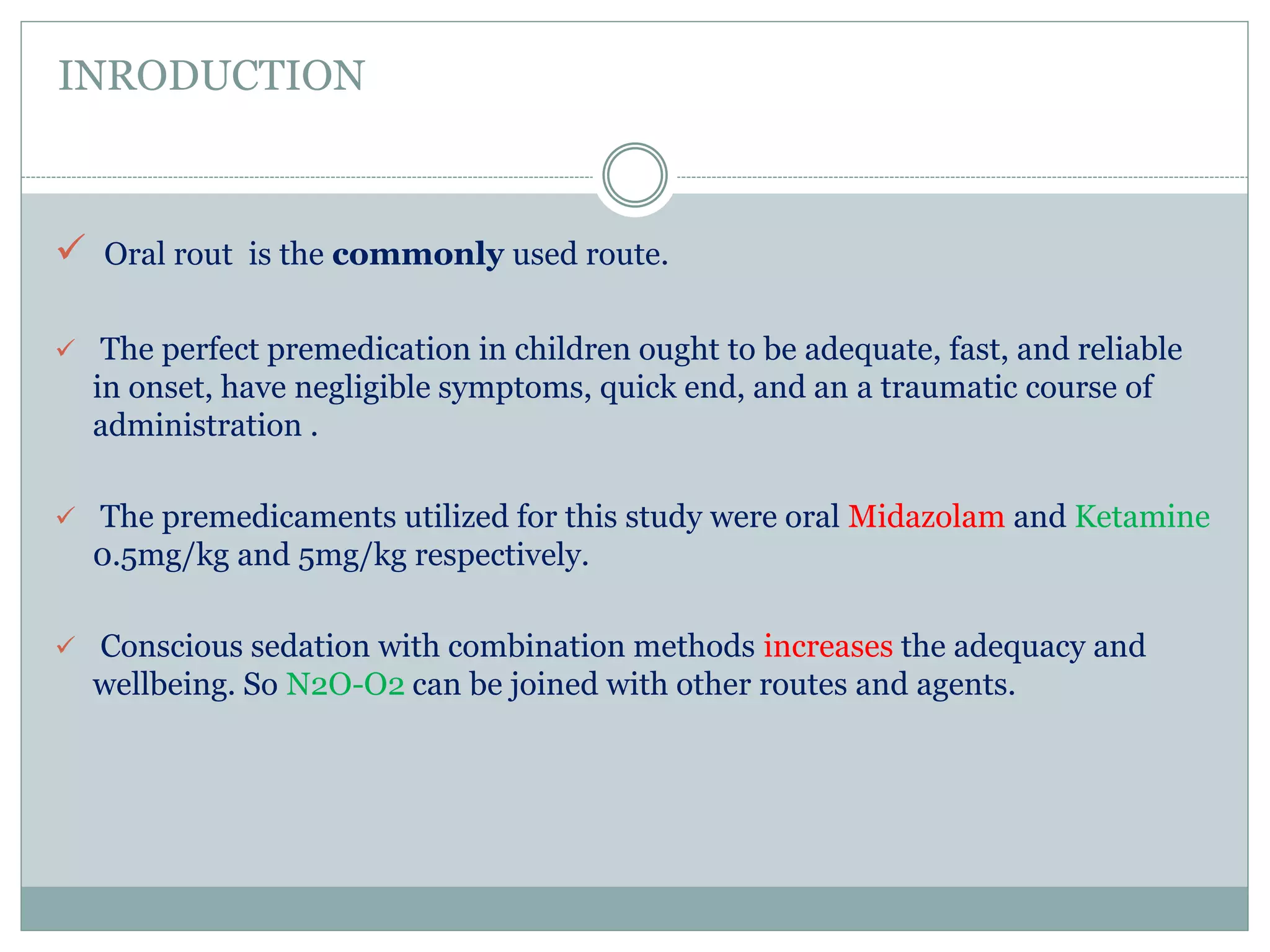 A comparative assessment of intranasal and oral | PPTX