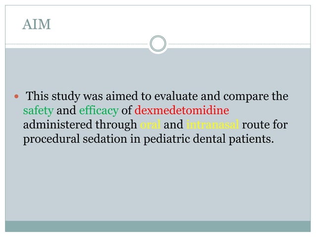 A comparative assessment of intranasal and oral | PPTX | First Aid ...