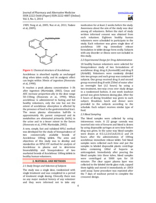 A comparative bioavailability study of aceclofenac products in healthy ...