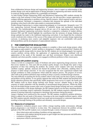 A Comparative Evaluation Of Problem Solving In Engineering Education | PDF