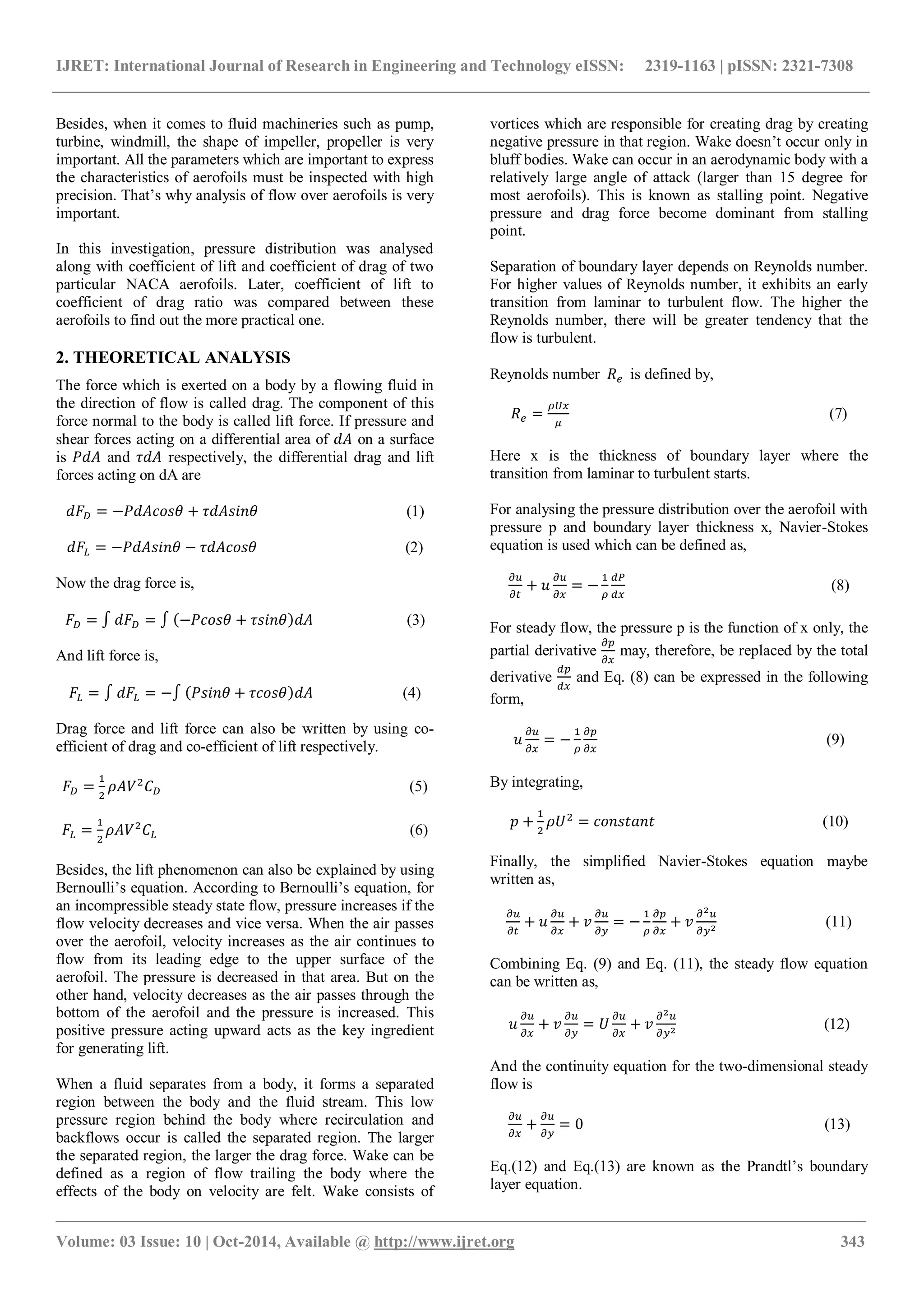 A comparative flow analysis of naca 6409 and naca 4412 aerofoil | PDF