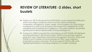 A COMPARATIVE STUDY OF ACR TI-RADS REPORTING.pptx