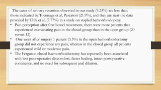 A comparative study of closed versus open haemorrhoidectomy ppt.pptx