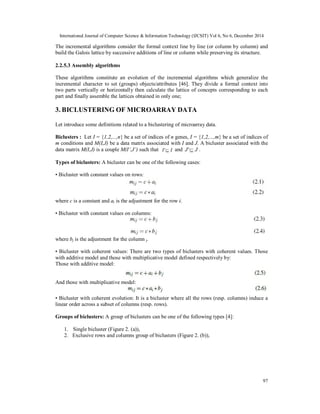 A comparative study of clustering and biclustering of microarray data | PDF