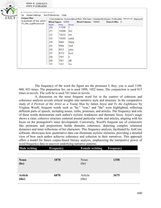 A COMPARATIVE STUDY OF COHESION AND COHERENCE IN MALE AND FEMALE ...