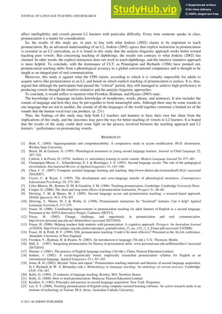 A Comparative Study Of Intuitive-Imitative And Analytic-Linguistic Approaches Toward Teaching ...