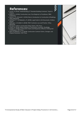 A Comparative Study of Main Clauses in Project Delay Provisions in UK Construction Contracts (1).pdf
