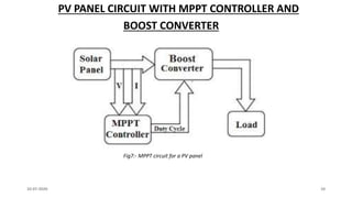 MPPT using P&O method and ANN method in solar PV array | PPTX