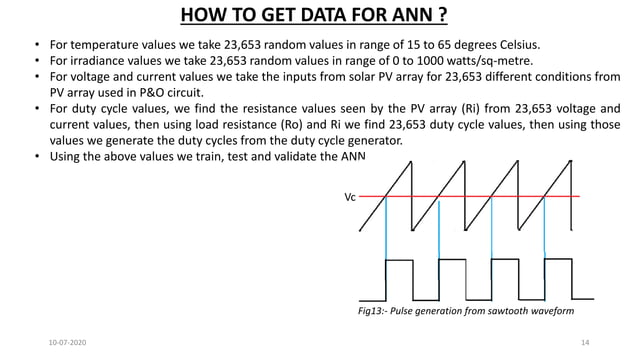 MPPT using P&O method and ANN method in solar PV array | PPTX