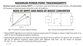 MPPT using P&O method and ANN method in solar PV array | PPTX