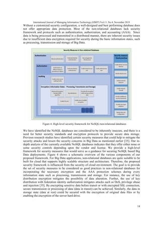 A COMPARATIVE STUDY OF NOSQL SYSTEM VULNERABILITIES WITH BIG DATA | PDF