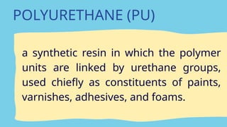 A COMPARATIVE STUDY OF POLYISOCYANURATE (PIR) AND POLYURETHANE (PU ...