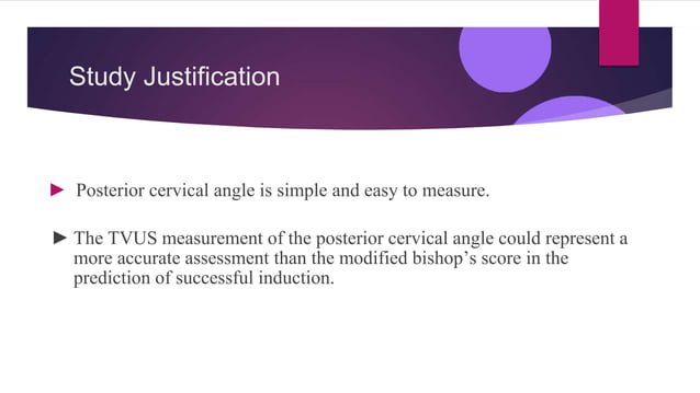 A comparative study of posterior cervical angle and BISHOP’S score for ...