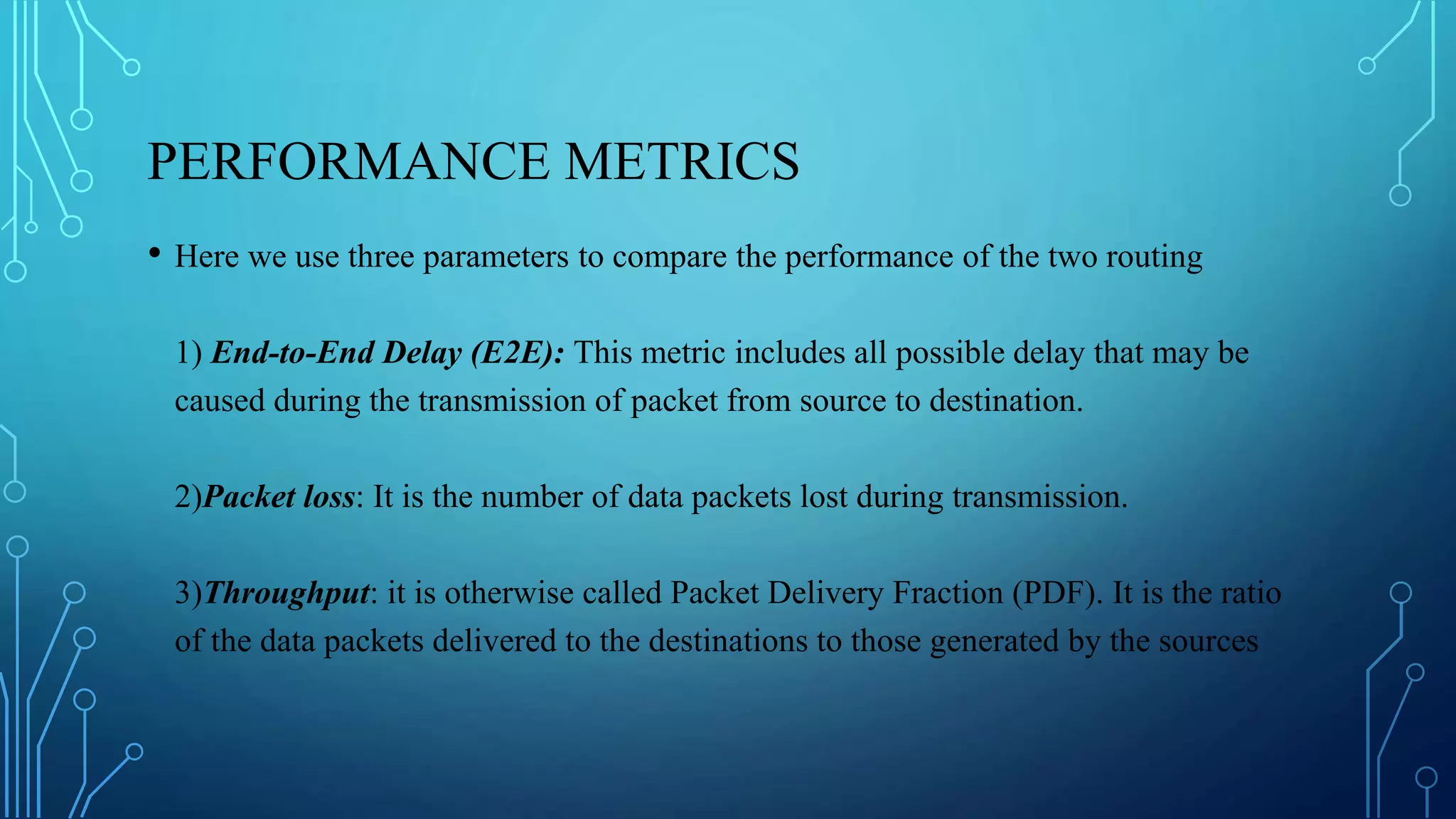 A comparative study of reactive and proactive routing | PPTX