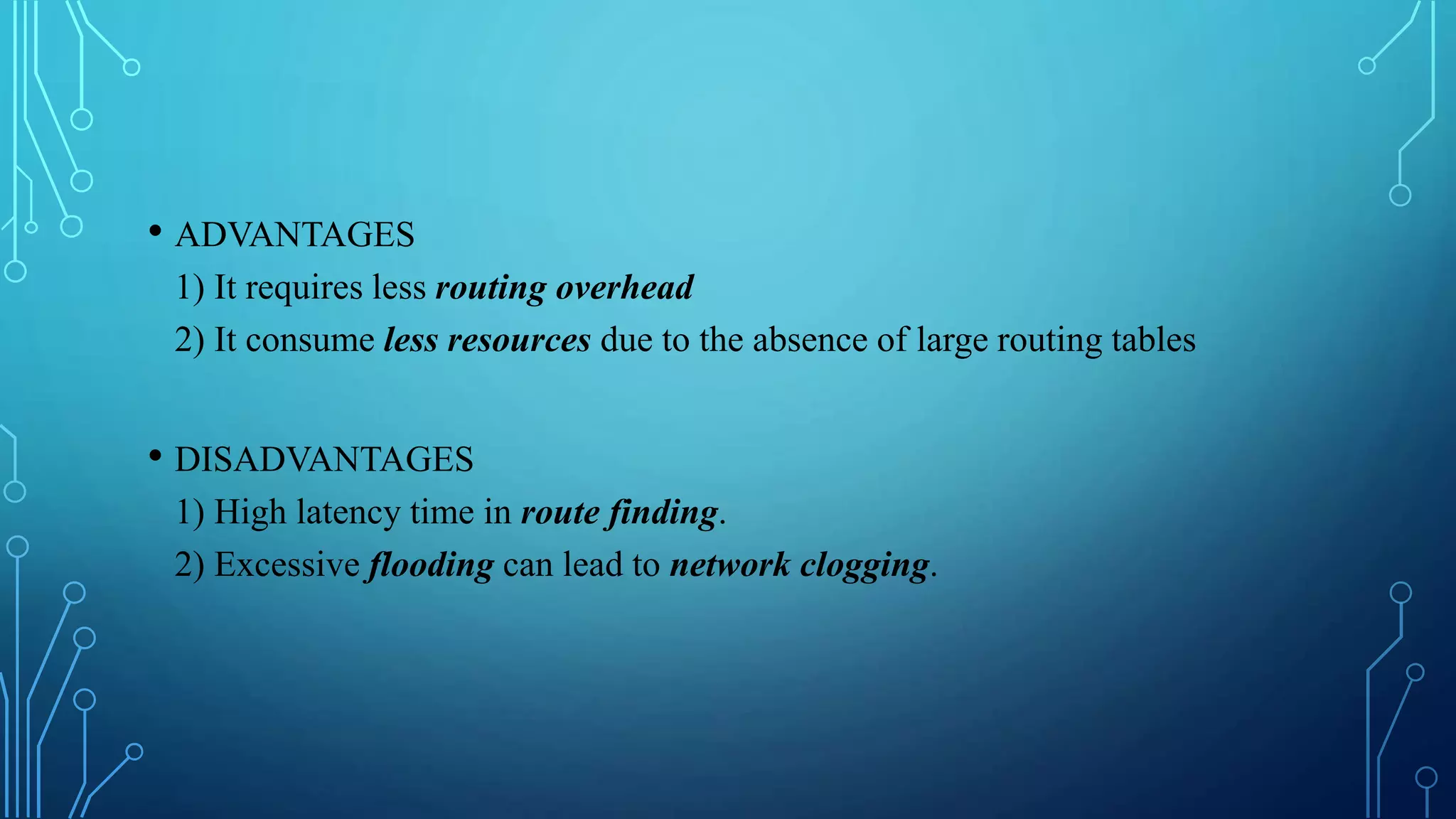 A comparative study of reactive and proactive routing | PPTX
