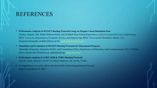 A comparative study of reactive and proactive routing | PPTX