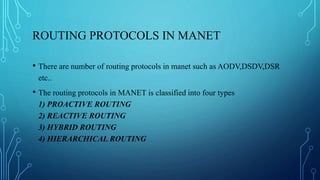 A comparative study of reactive and proactive routing | PPTX