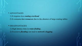 A comparative study of reactive and proactive routing | PPTX