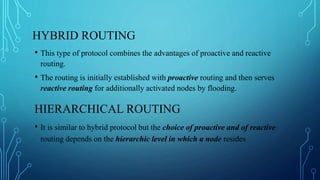 A comparative study of reactive and proactive routing | PPTX