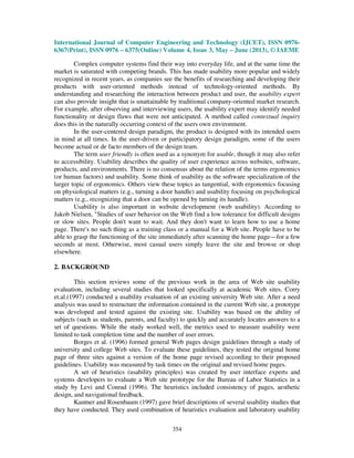 A comparative study of redesigned web site based on complexity metrics | PDF