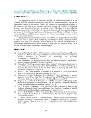 A comparative study of redesigned web site based on complexity metrics | PDF