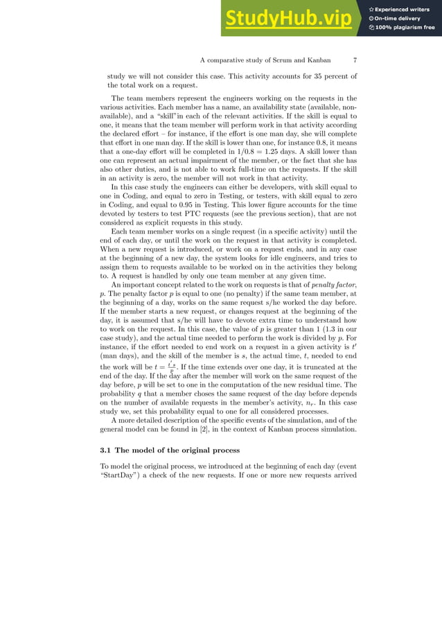 A Comparative Study Of Scrum And Kanban Approaches On A Real Case Study Using Simulation | PDF