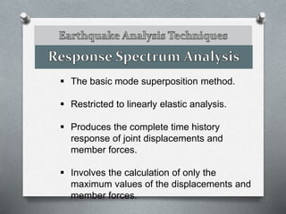 A comparative study of static and response spectrum analysis of a rc ...