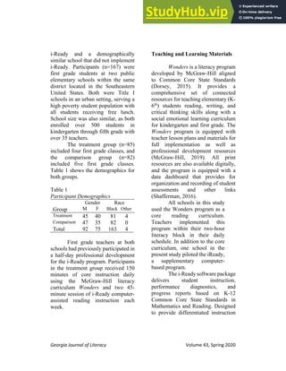 A Comparative Study Of The Effects Of Computer-Assisted Instruction On ...