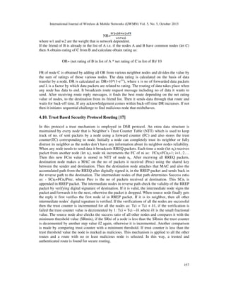 A comparative study on different trust based routing schemes in manet | PDF | Computer ...