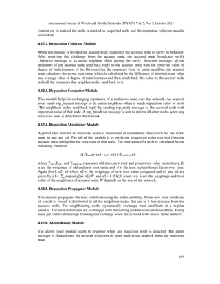 A comparative study on different trust based routing schemes in manet | PDF