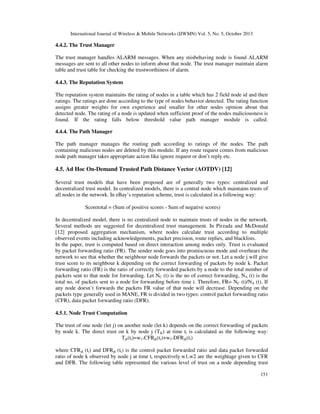 A comparative study on different trust based routing schemes in manet | PDF