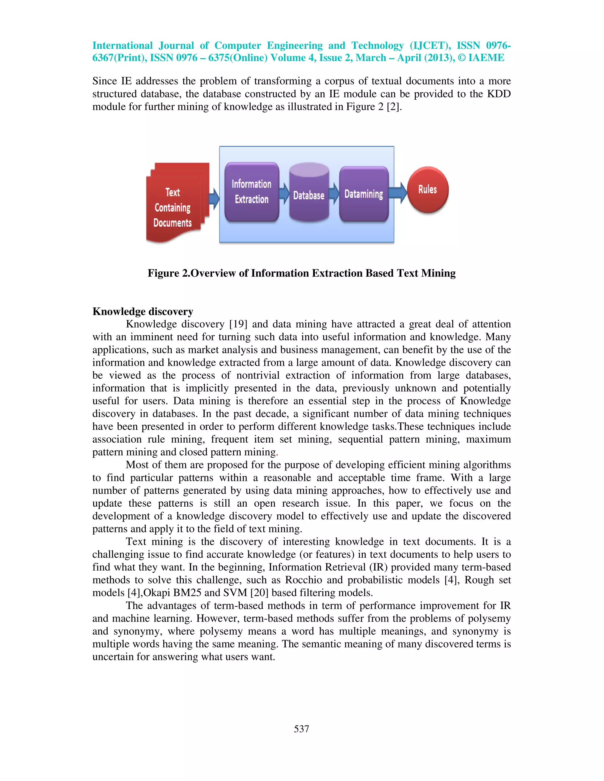A comparative study on different types of effective methods in text mining | PDF | Search | Internet