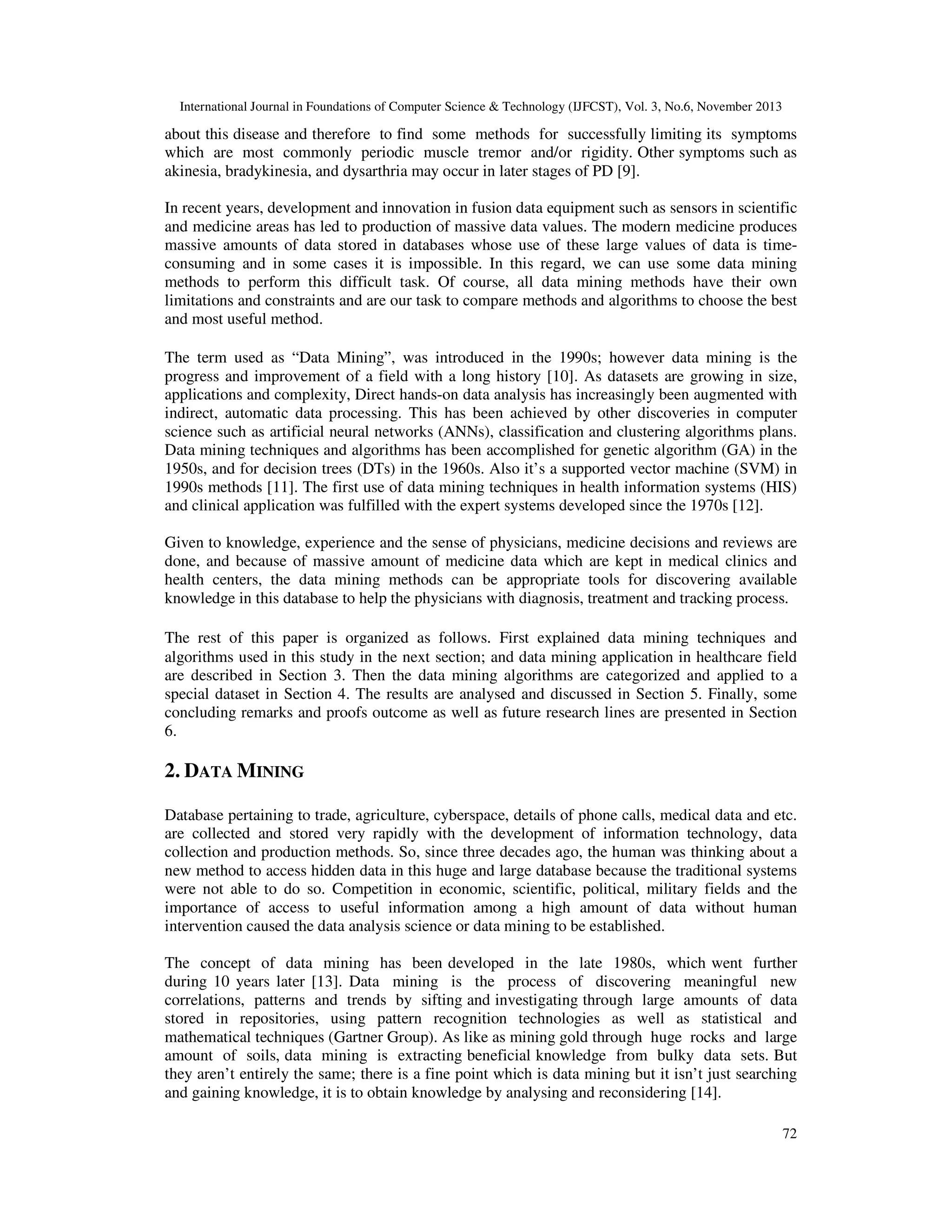 A comparative study on remote tracking of parkinson’s disease ...