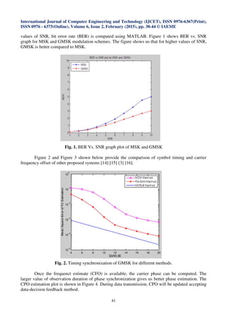 A comparative study on synchronization algorithms for various modulation techniques in gsm | PDF