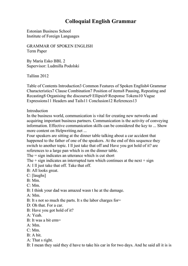 A Comparison And Contrast Essay Examples | PDF