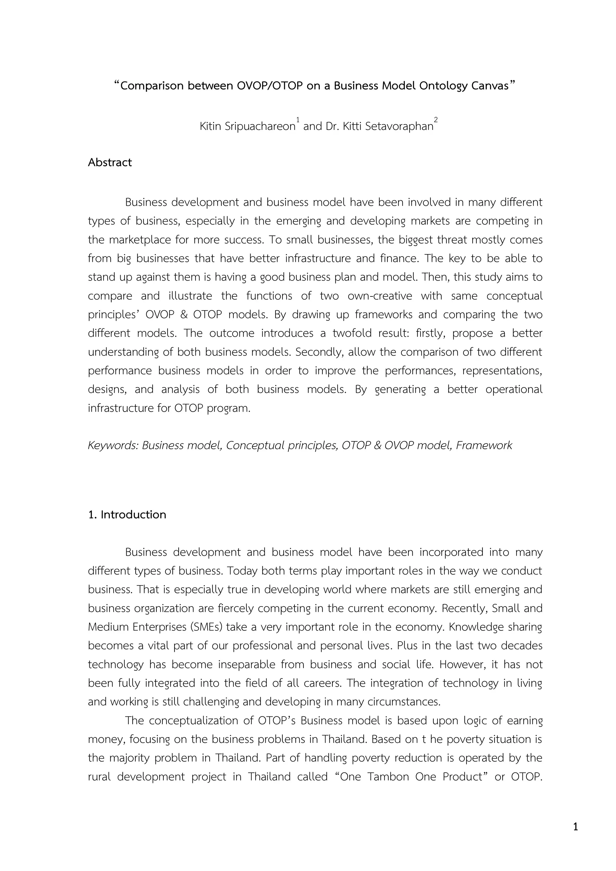 A comparison between OVOP and OTOP on a business model ontology | PDF