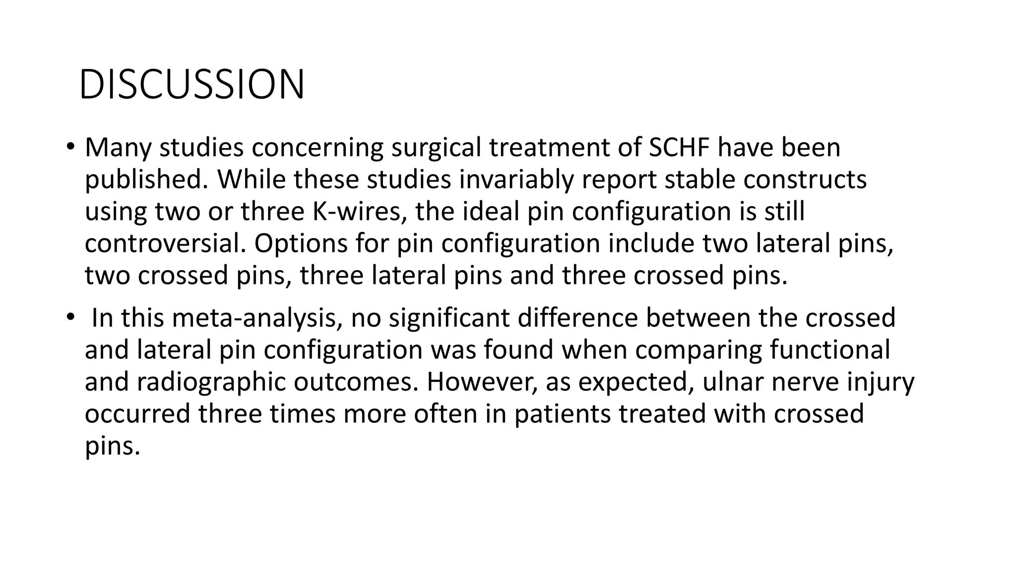 A comparison between percutaneous cross k wire and lateral k wires ...