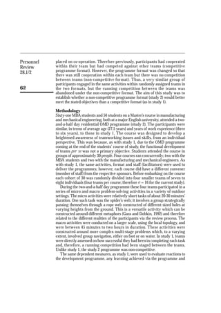 A comparison of a competitive and non competitive outdoor | PDF